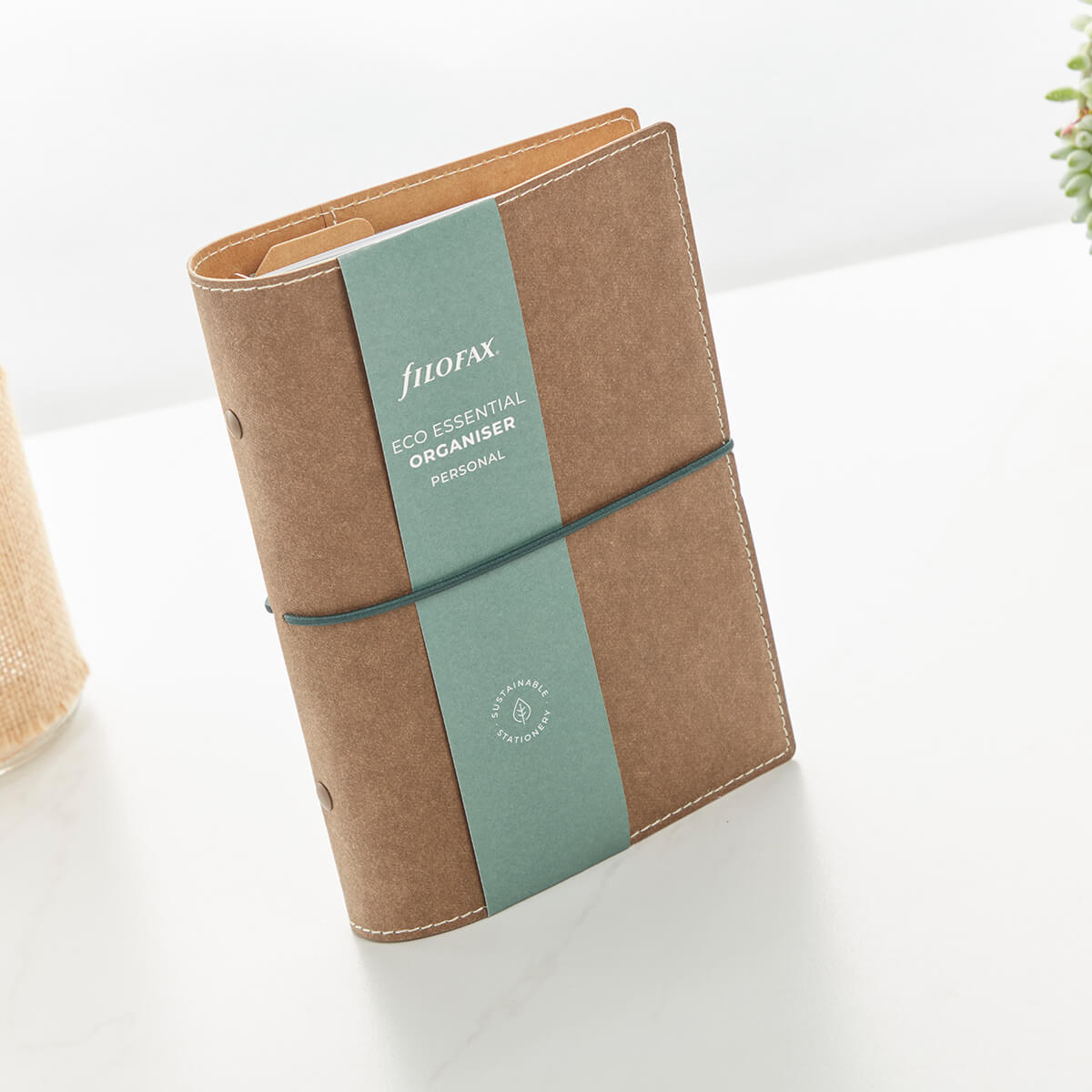 Personalised 2026 Eco Essentials Dark Walnut Filofax