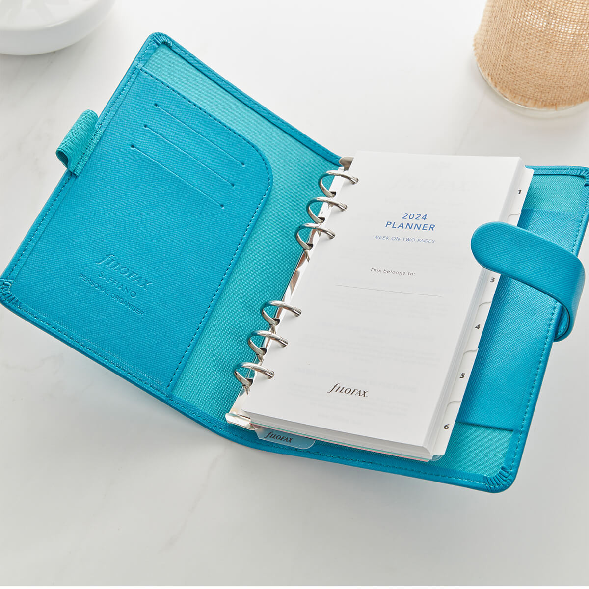 Personalised Filofax 2024 Organiser Cognac | Boutique Gifts